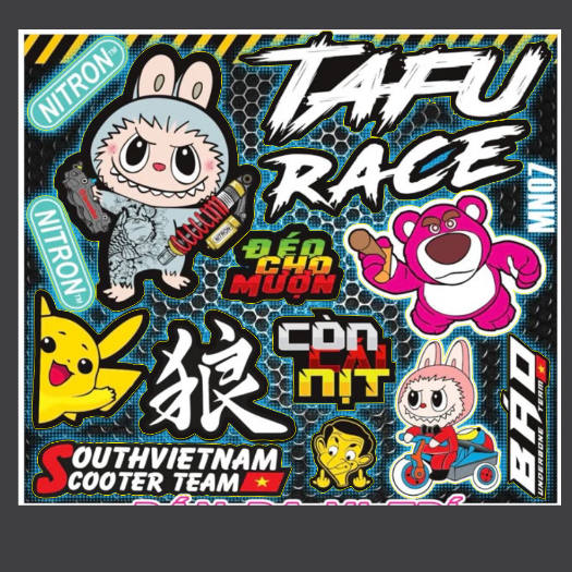 Labubu stickers for pikachu cars, tafu letters for multi-position ...