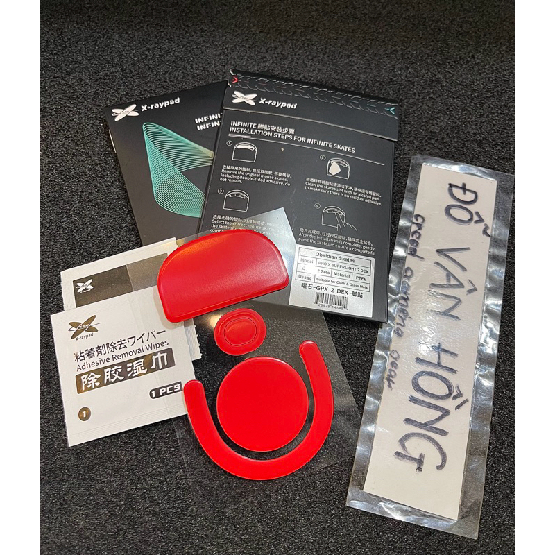 Mouse Feet X-RAYPAD (xraypad) Obsidian And U9 natural control good ...