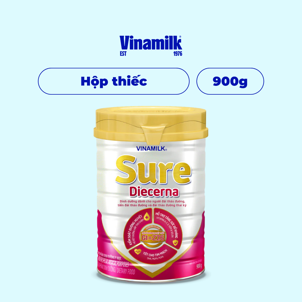 Sure Diecerna Vinamilk powdered milk 900G - for the elderly | Shopee ...