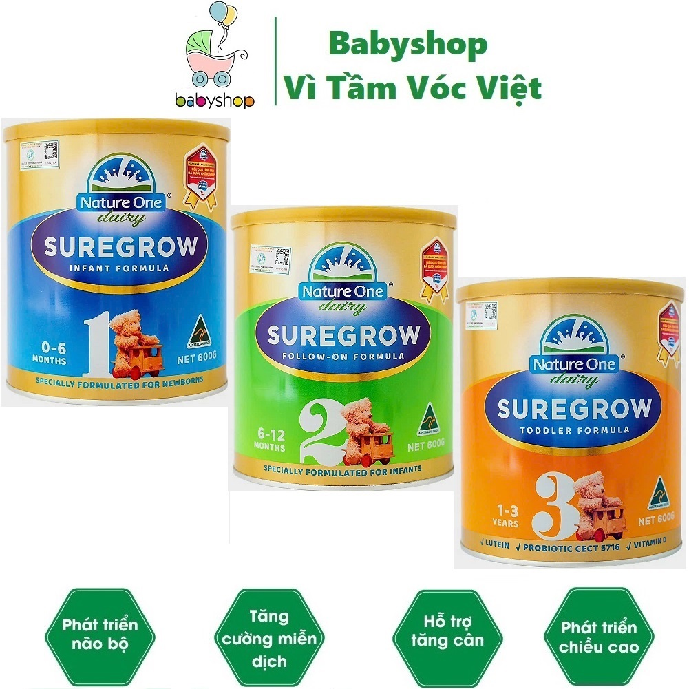 Suregrow Milk No. 1/2/3/4 600g [HSD 2026] | Shopee Malaysia