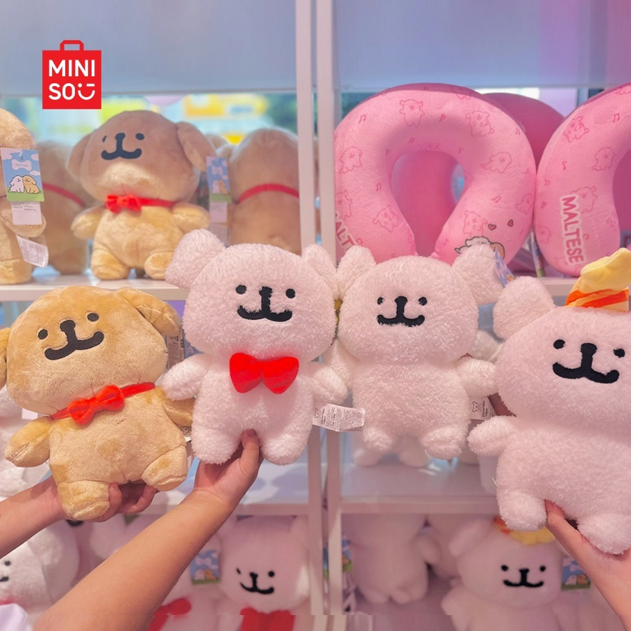 Genuine Miniso Maltese Dog Plush | Shopee Malaysia