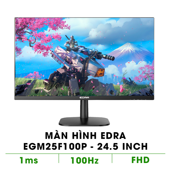 Edra Computer Monitor 25 inch IPS FHD 1ms 100Hz EGM25F100P Flat Monitor ...