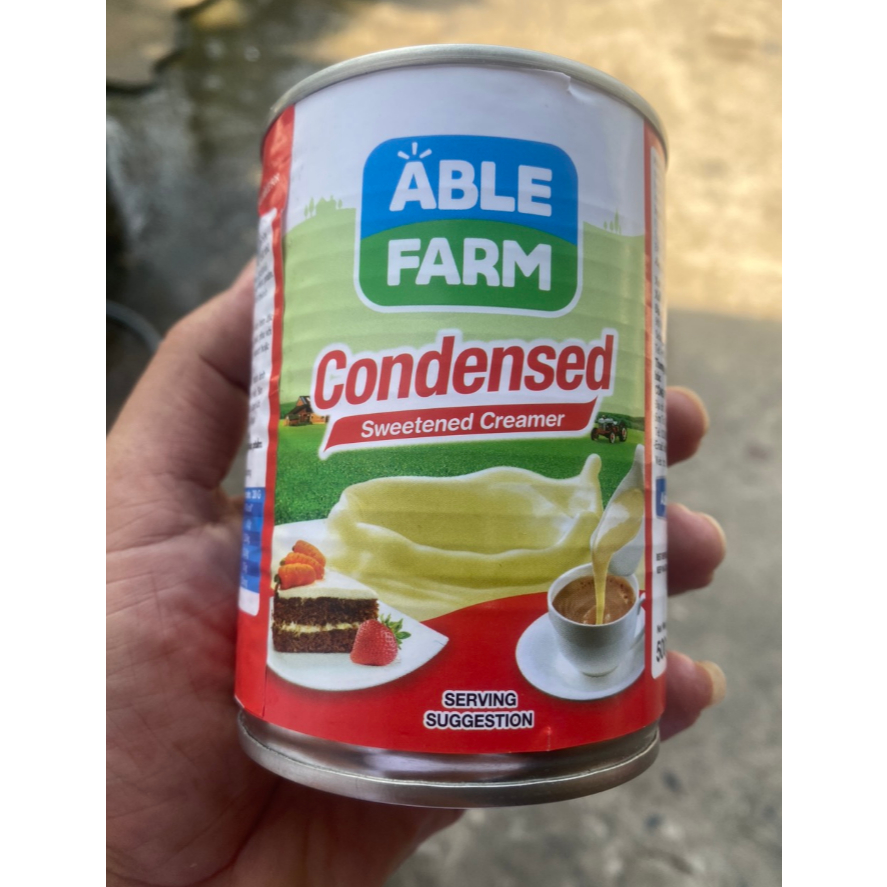 Combo of 6 cans of ABLE FARM Malaysia Condensed Milk 500g | Shopee Malaysia