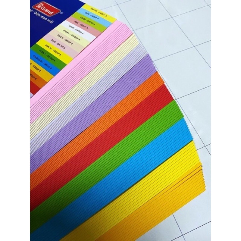 10 Sheets of Cardboard - Fan Folding Paper, A4 Size Handmade Items ...