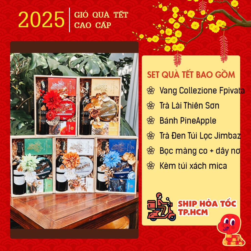 Gift Box Set CNY 2025 Luxurious Lace Wooden Tray Suitable for Occasion ...