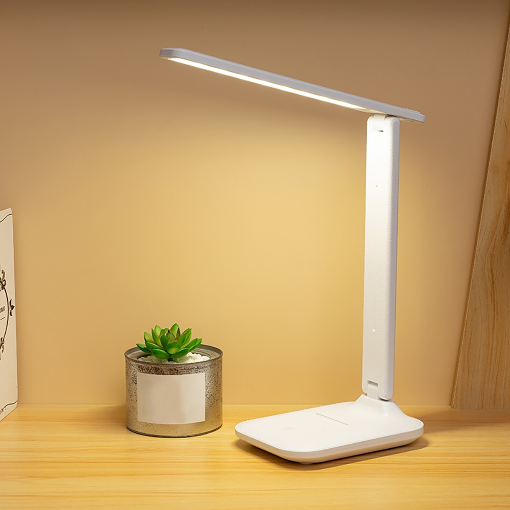 Anti-charged LED study lamp with 180 degree rotating joint, wide ...