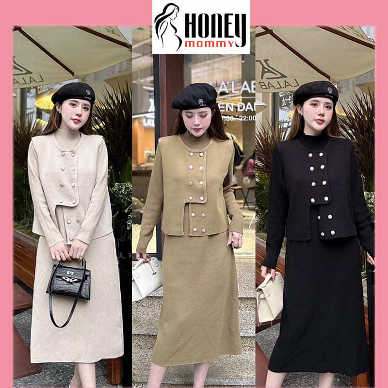 Set of Woolen Ball Gown Dress, High Collar Ball Gown Dress, Elegant and ...