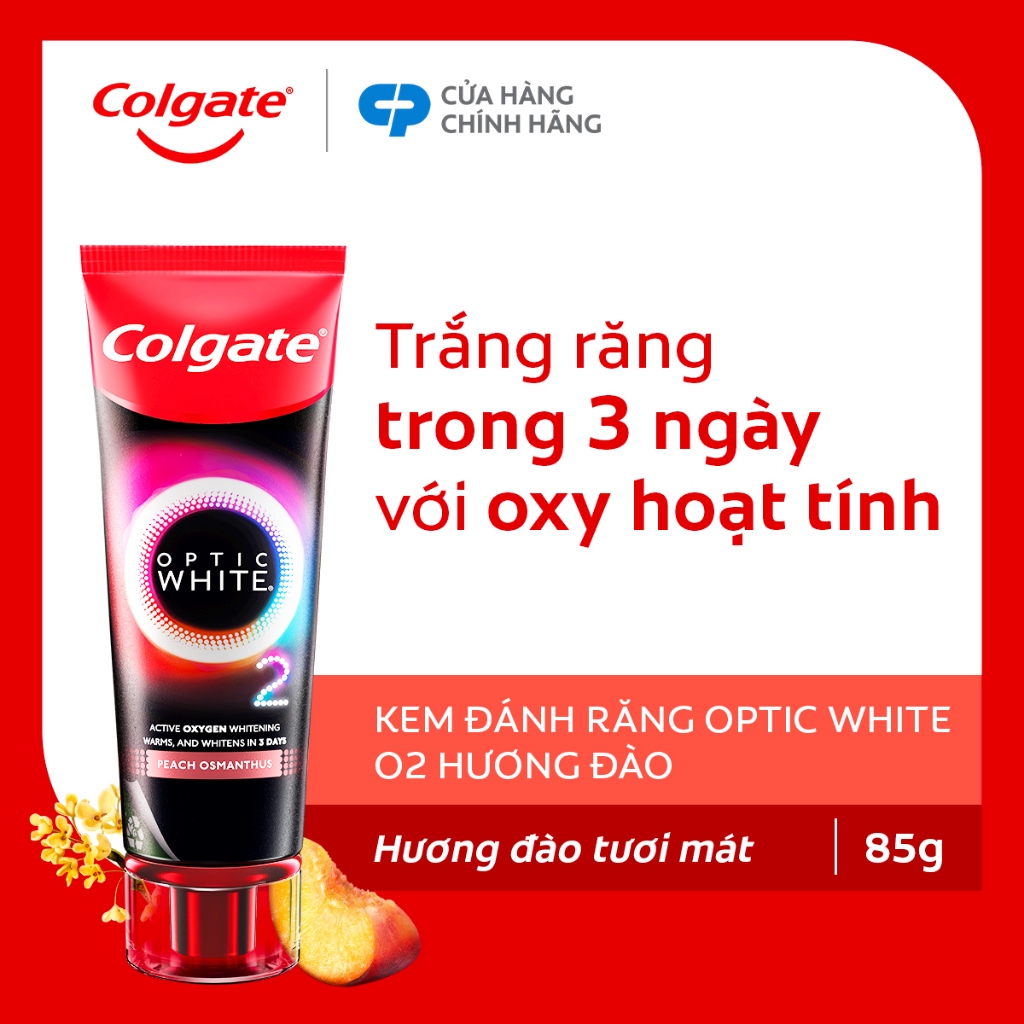 OXY [HB Gift] Colgate Toothpaste whitens teeth IN 3 DAYS Optic White O2 ...