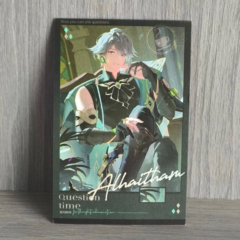 (Available From Chinese artists) Genshin Impact Alhaitham Question Time ...