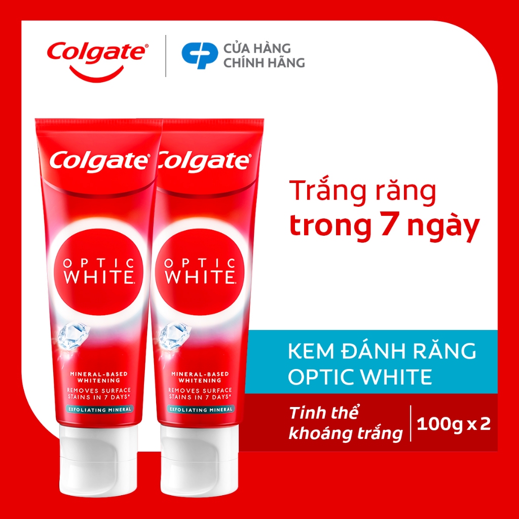 [HB Gift] Set of 2 Colgate Optic White Exfoliating Mineral Toothpaste ...
