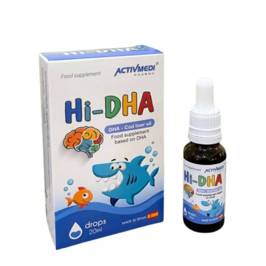Hi DHA ActivMedi Syrup - 20ml Supplements Pure DHA From Cod Liver Oil ...