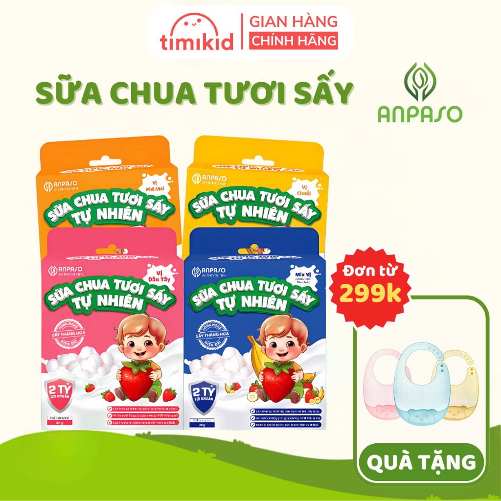 Anpaso Dried Yogurt Supplements 2 Billion Probiotics for Babies ...