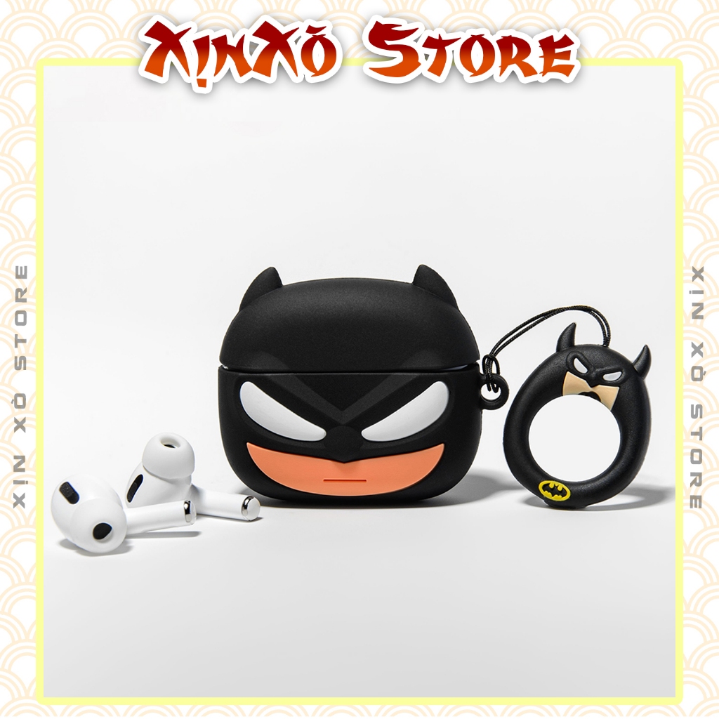 Airpod Case Airpods 2 3 Pro Pro 2 Batman Silicon 3D Case with high ...