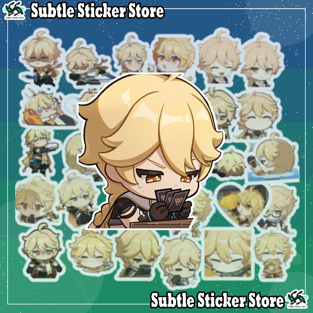 [Genshin Impact] - Set 10/15/20/30 Sticker Aether - Waterproof Genshin ...
