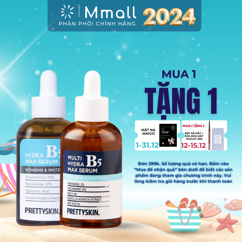 Serum B5 Prettyskin Hydra B5 Max Serum Pretty Skin B5 essence for ...