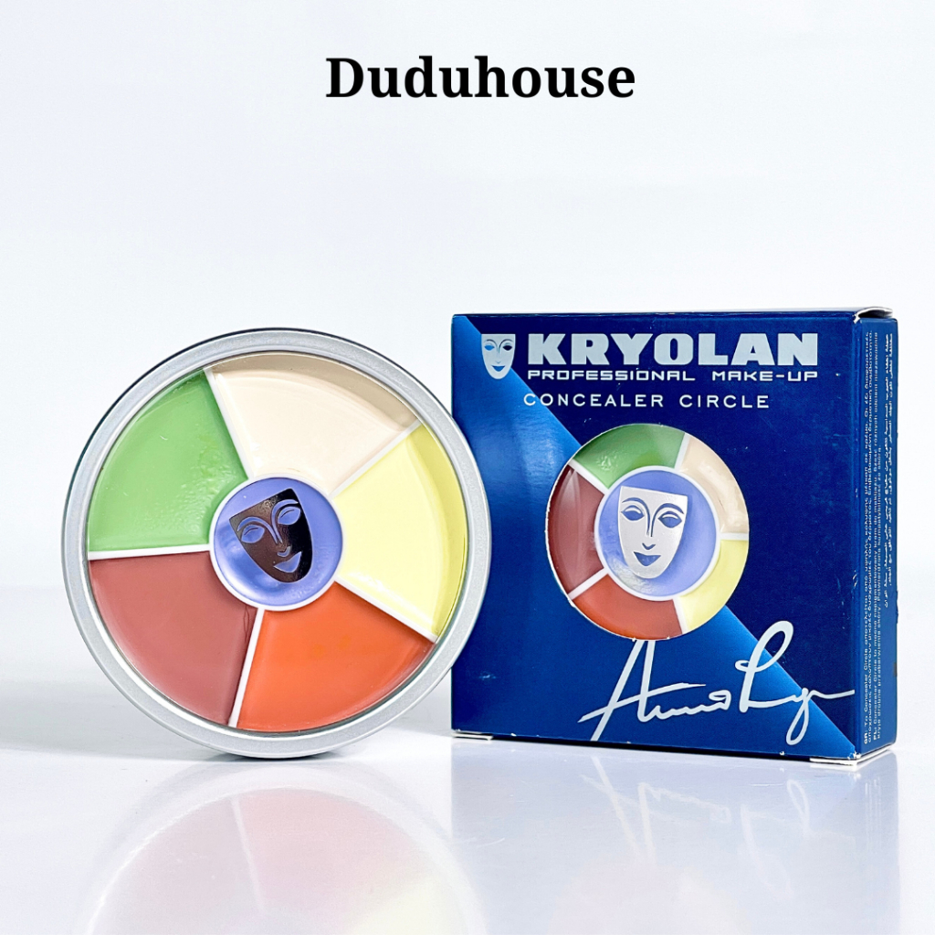 Kryolan Color Removal Concealer Palette small box 6 natural color boxes ...