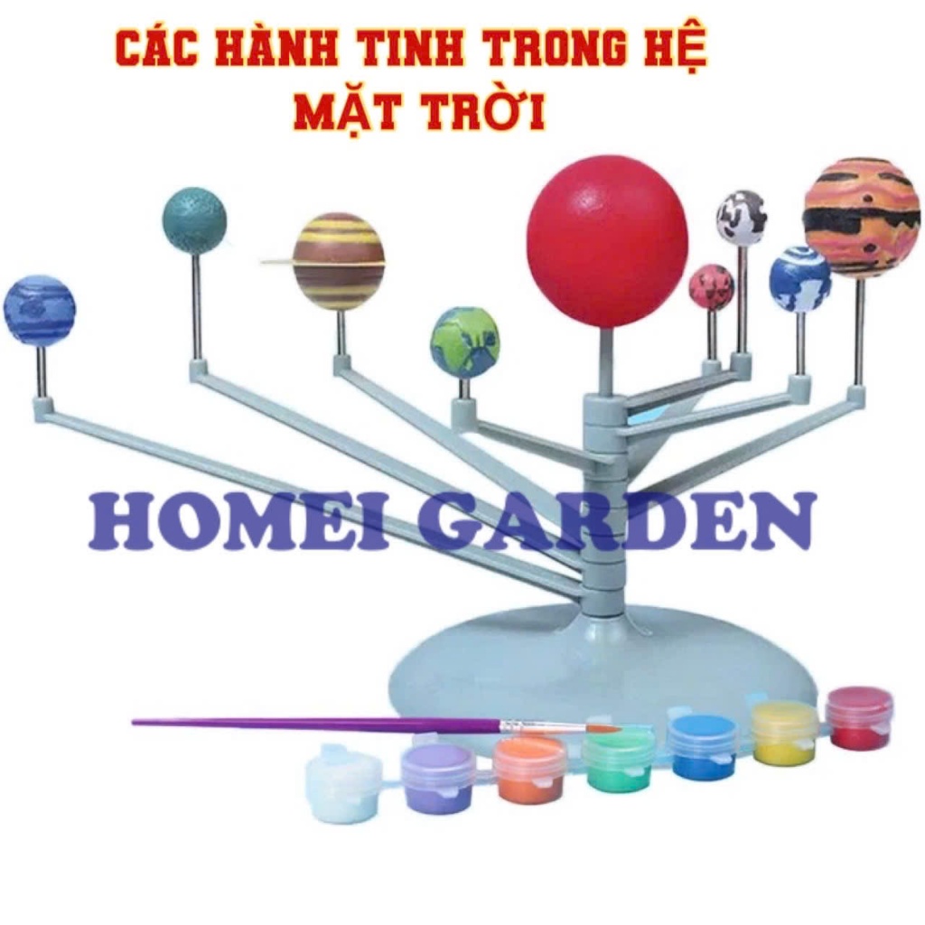 Solar system assembly kit, model of 9 planets in the solar system for ...