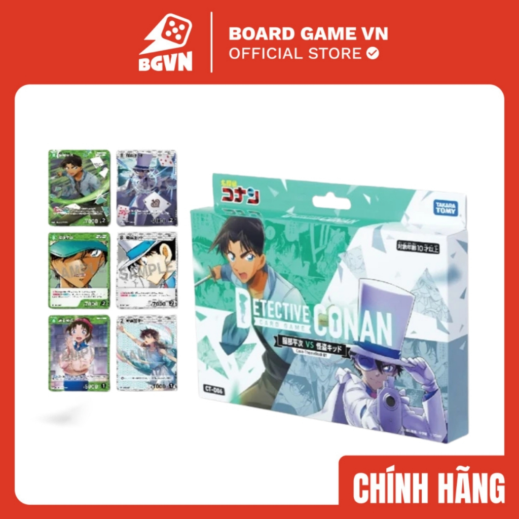 Detective Conan Tactical Card Set - Basic Set - Hattori Heiji Vs Kid Version - CT-D06 | Shopee ...