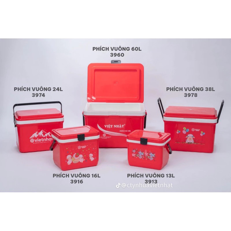 Thermal square ice thermos 12l 13l 16l 17l 18l, 24l, 26l, 38l, 60l Viet ...