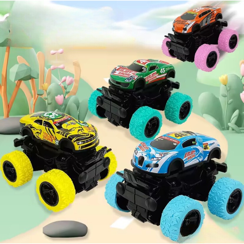 Extremely powerful off-road toy car using inertia, large wheels, 360 ...