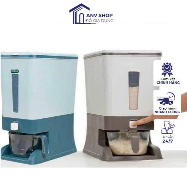 Hokori Viet Nhat 10kg smart rice box - high quality rice box against ...