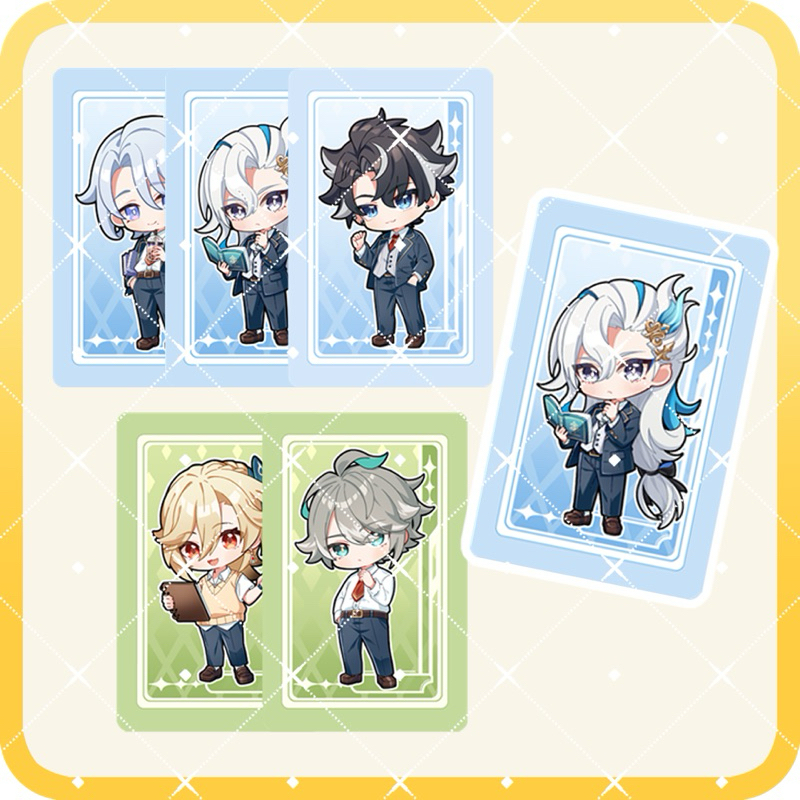 (Vietnamese Artist AENA product) Set of 4 Pack Gacha Card with Rounded ...