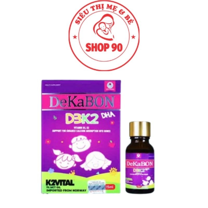 Vitamin Dekabon D3K2 helps babies eat well and grow quickly | Shopee ...