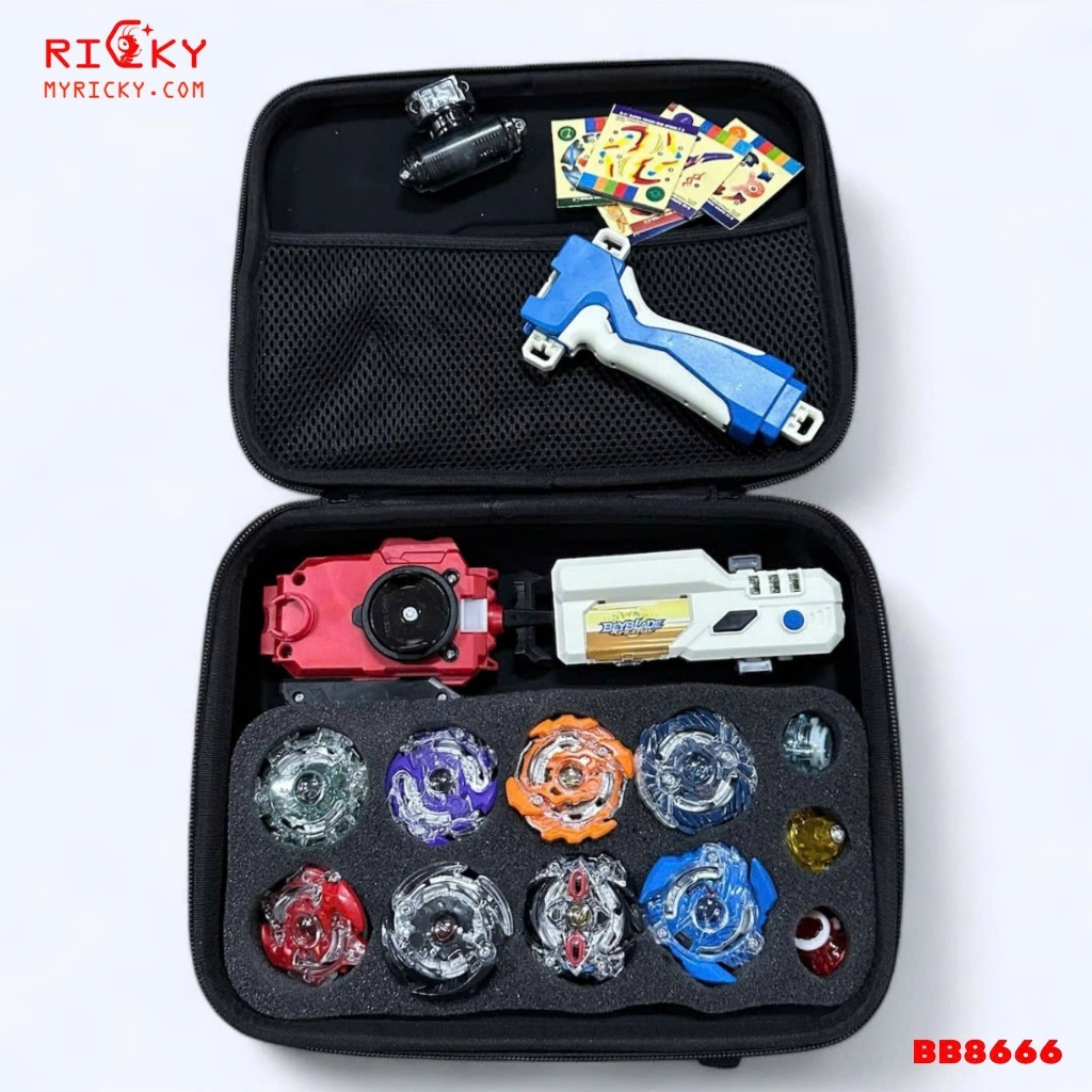 Set of 4 BeyBlade Spinners + 2 Launchers + Arena - Speed Spinner ...