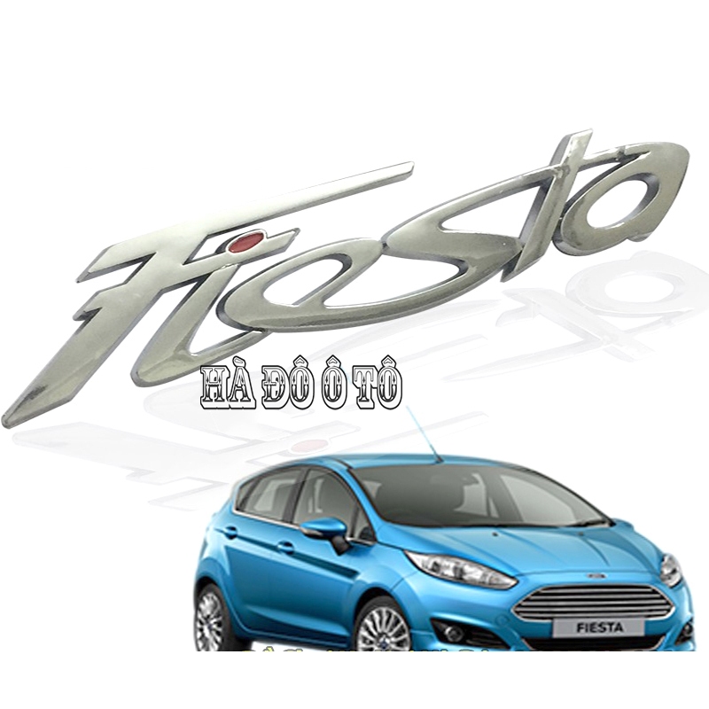 Fiesta Embossed Letters on the Back of Ford Fiesta - Fiesta Lettering ...
