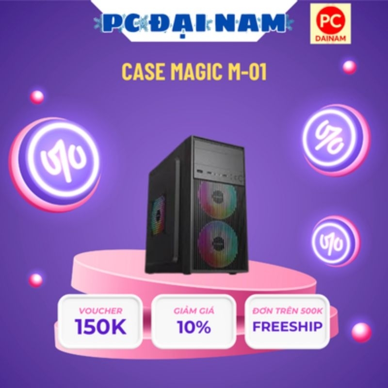 Case Magic M-01 | Micro ATX, No Fan | Shopee Malaysia