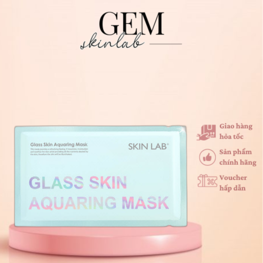 [COMPANY Product] SKINLAB GLASS SKIN AQUARING MASK 1 PIECE X 30G ...