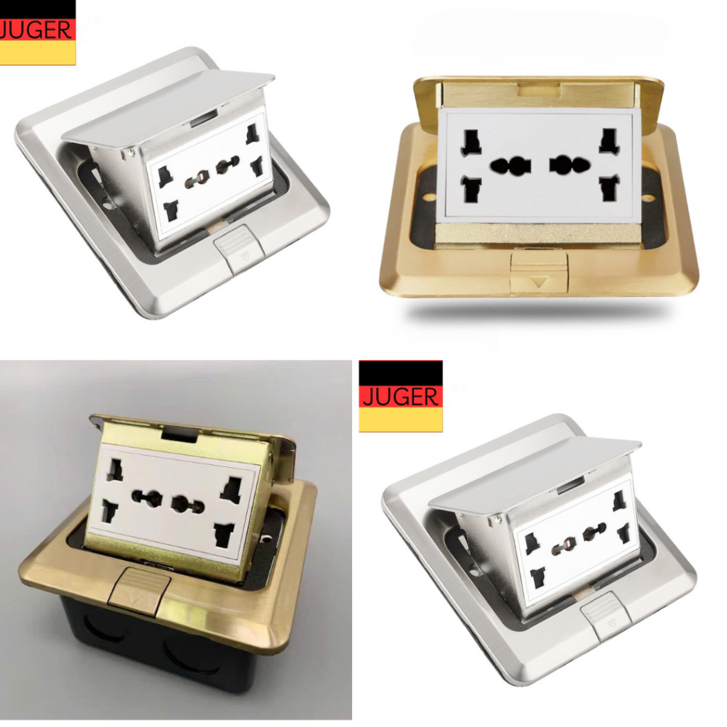 Waterproof floor socket, 2025 model, anti-fingerprint, can install ...