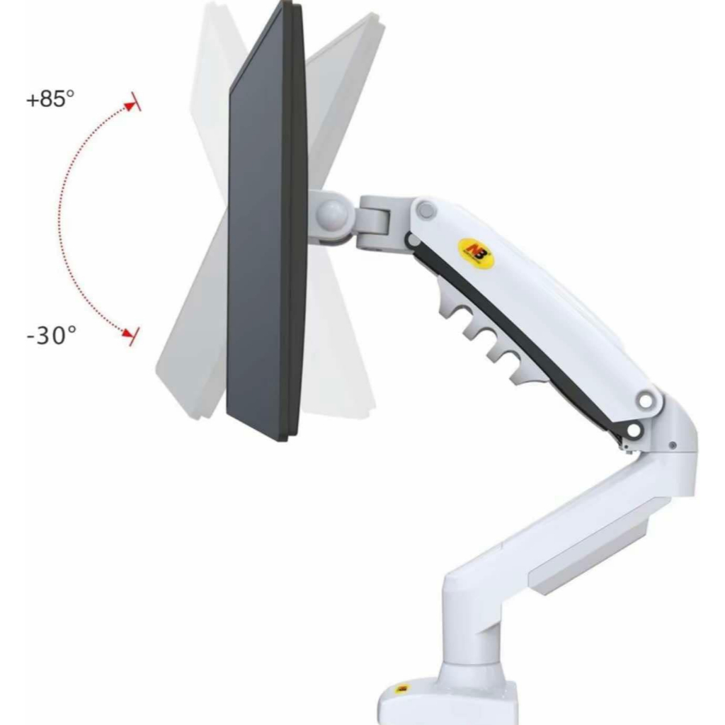 Nb-f80 [White] 17 - 30 Inch Computer Monitor Mount - 360 Degree ...