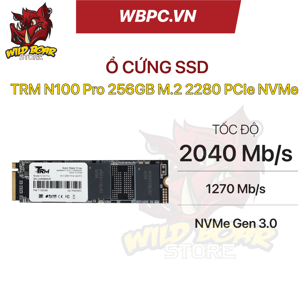 Trm N100 Pro 256GB M.2 2280 PCIe NVMe SSD - Genuine | Shopee Malaysia