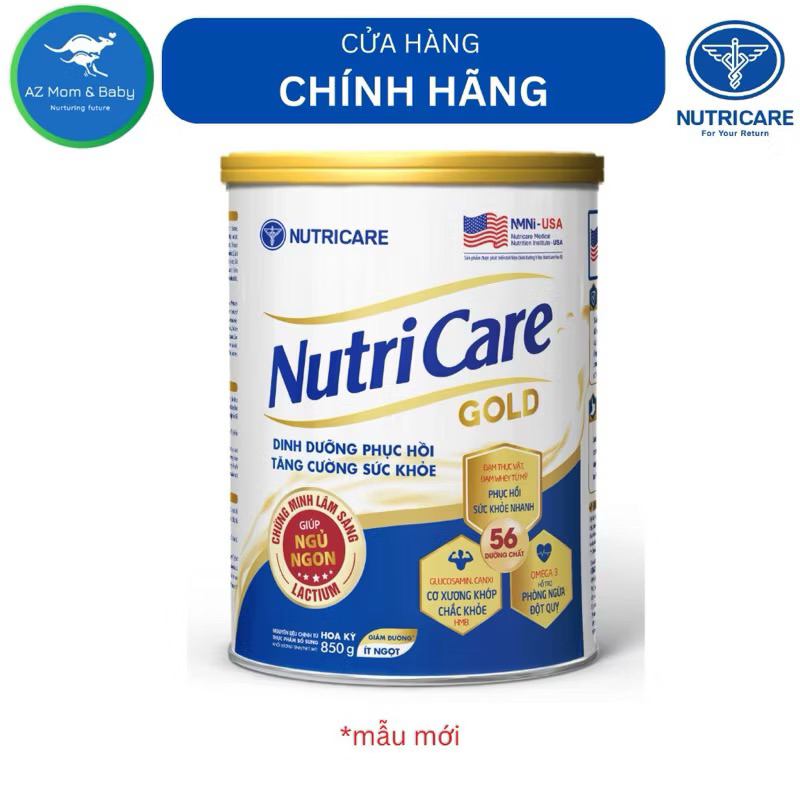 Nutri care gold body recovery milk powder can 850g - available in HCM ...