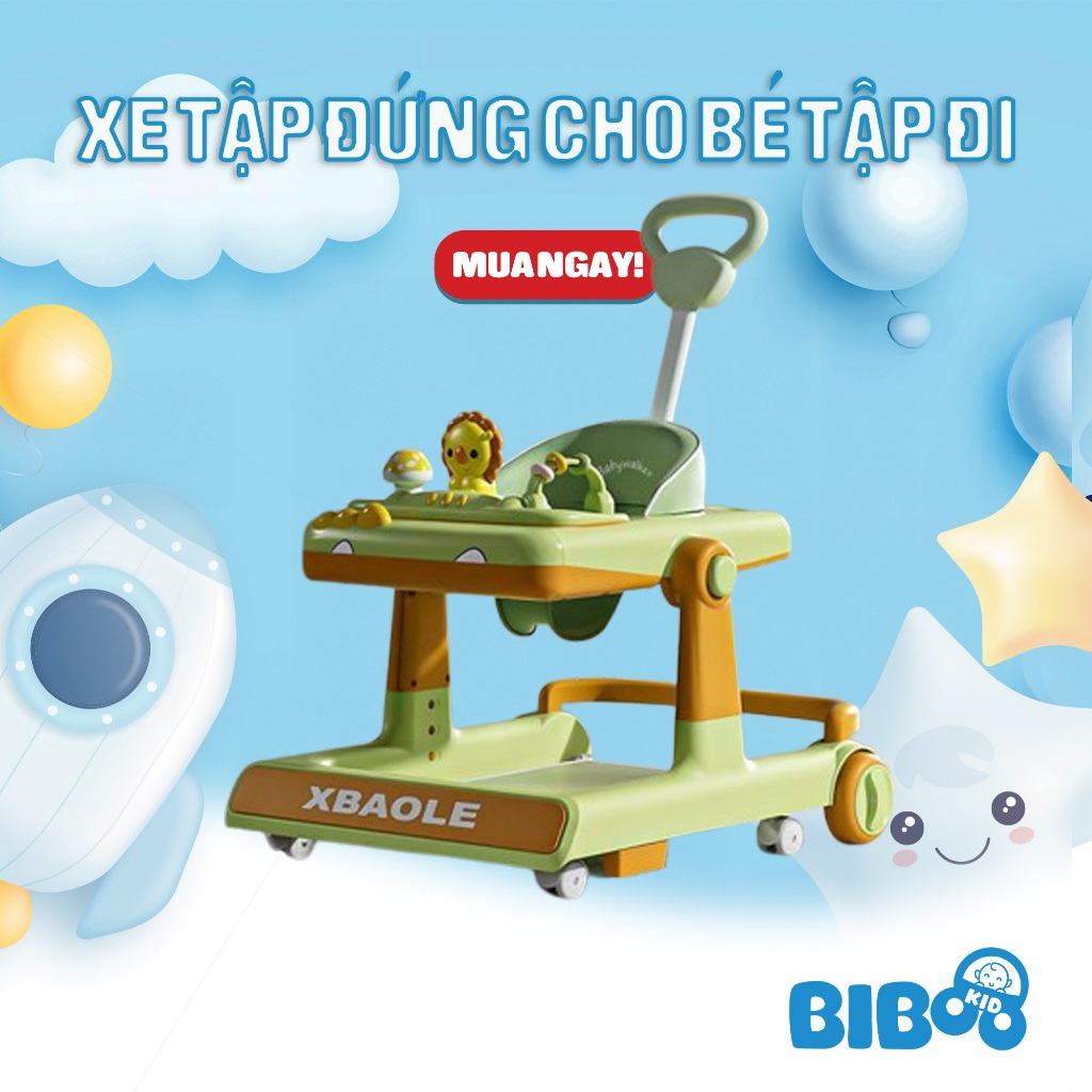 519 high-end 3-in-1 U-shaped walker with music and lights to adjust ...