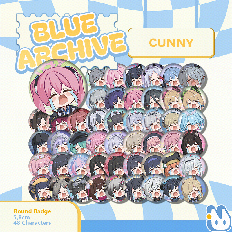 Blue Archive game can badge (CUNNY Ver.) | Shopee Malaysia