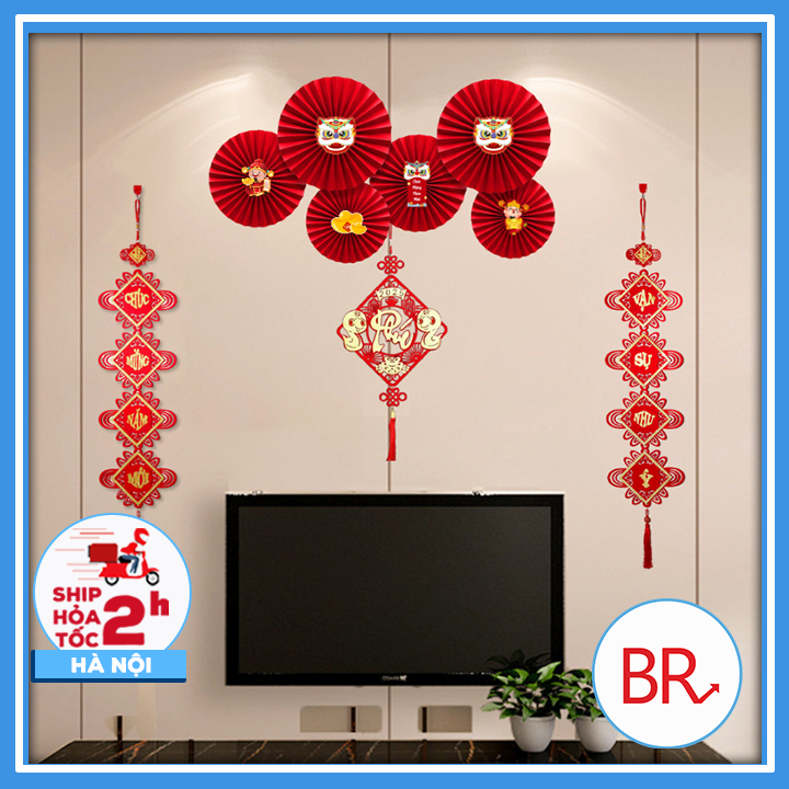 Decoration Set Dai PhatCNY to process Tet - Couplet decoration Set to ...