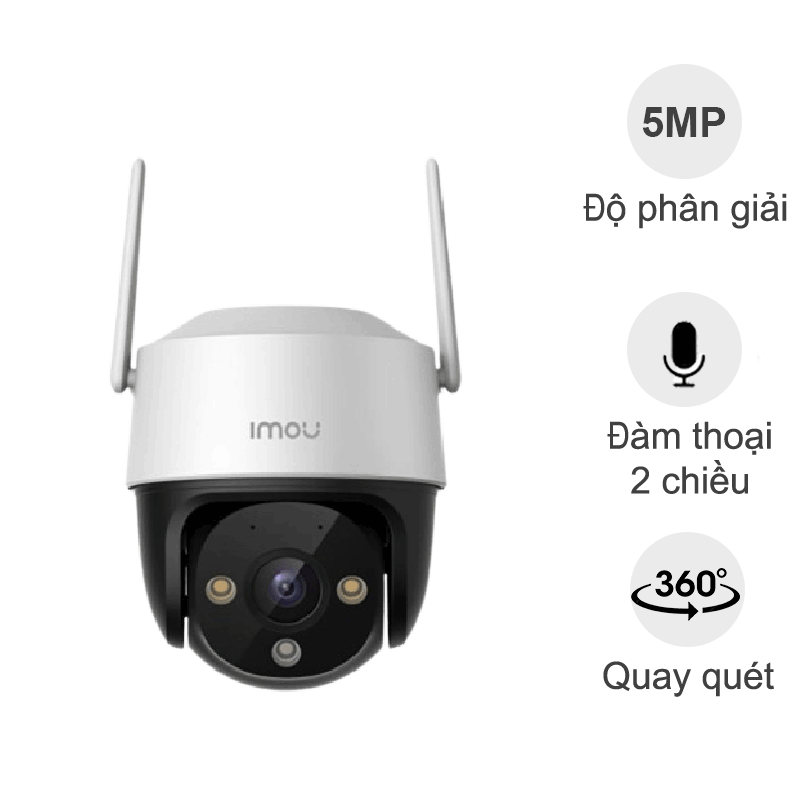 Imou Cruiser SE+ S51FEP outdoor Camera (5MP, talk, panning, full color ...