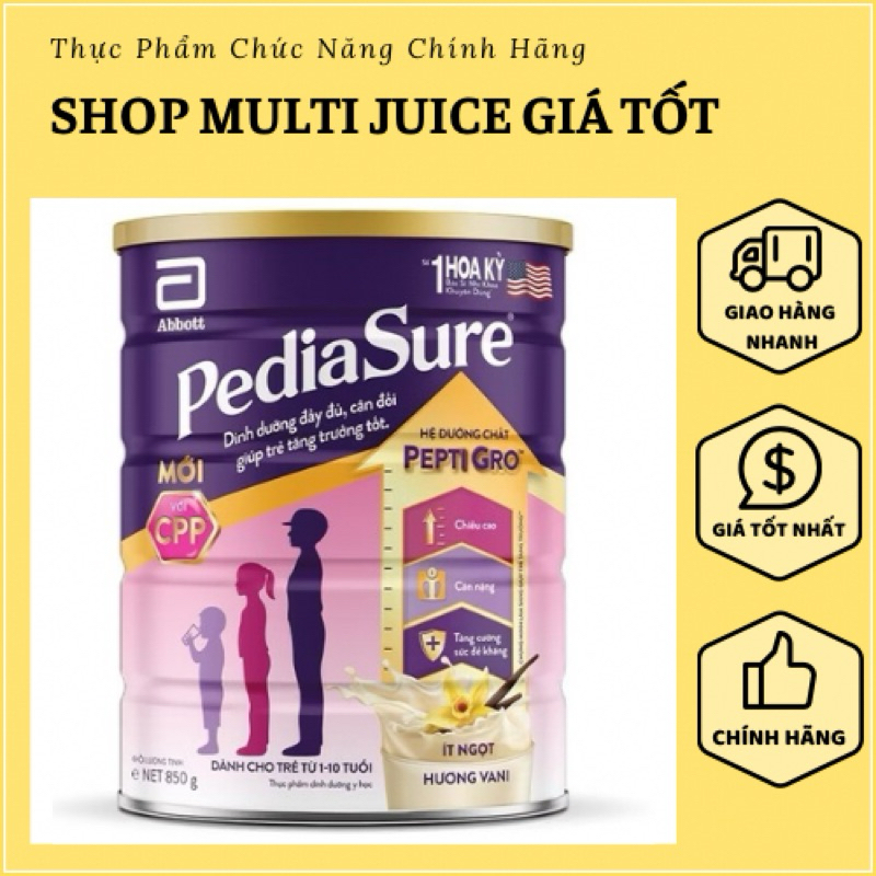 Pedia Sure Milk Vanilla Flavor Latest Model 850g | Shopee Malaysia