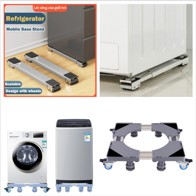Mobile WASHING MACHINE AND REFRIGERATOR RACK EXTENDED 70cm - FOOTBALL ...