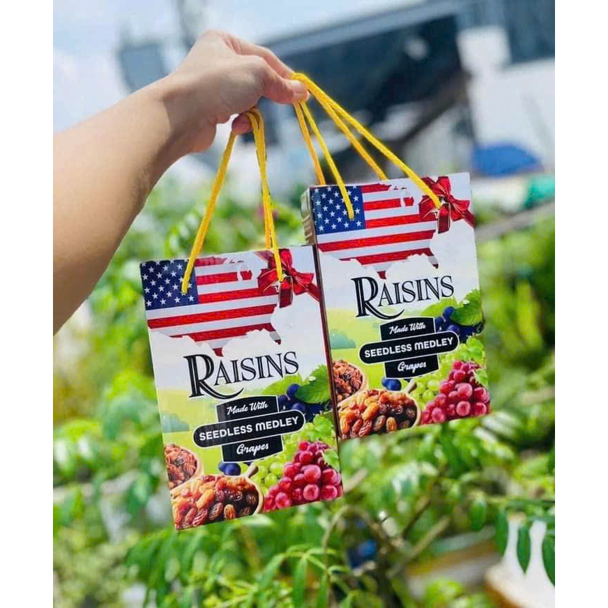 [BOX 500.Gram ] RAISIN MIX RAISIN RAISIN RAISIN GRAPES 3 COLORS DRIED ...