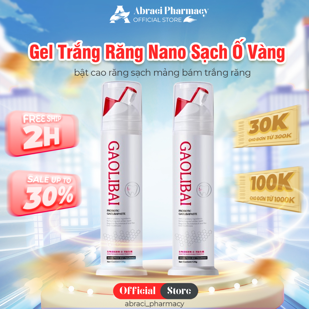 [GENUINE] Gaolibai Nano Silver Gel Removes Tartar, Cleans Plaque ...