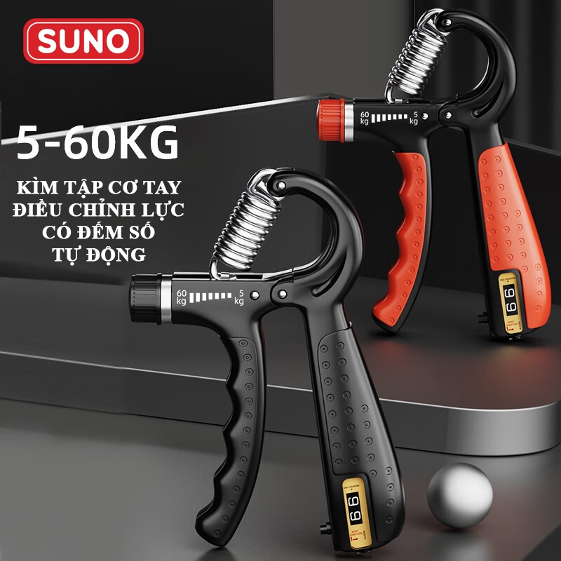 Arm Exercise Pliers Adjustable Force from 5-120kg with Count for Arm ...