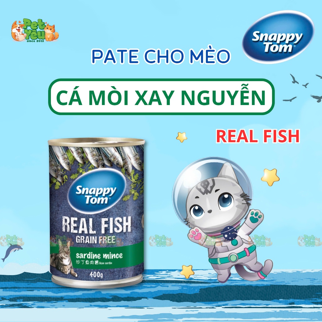 Snappy tom cat pate can 400gr | Shopee Malaysia