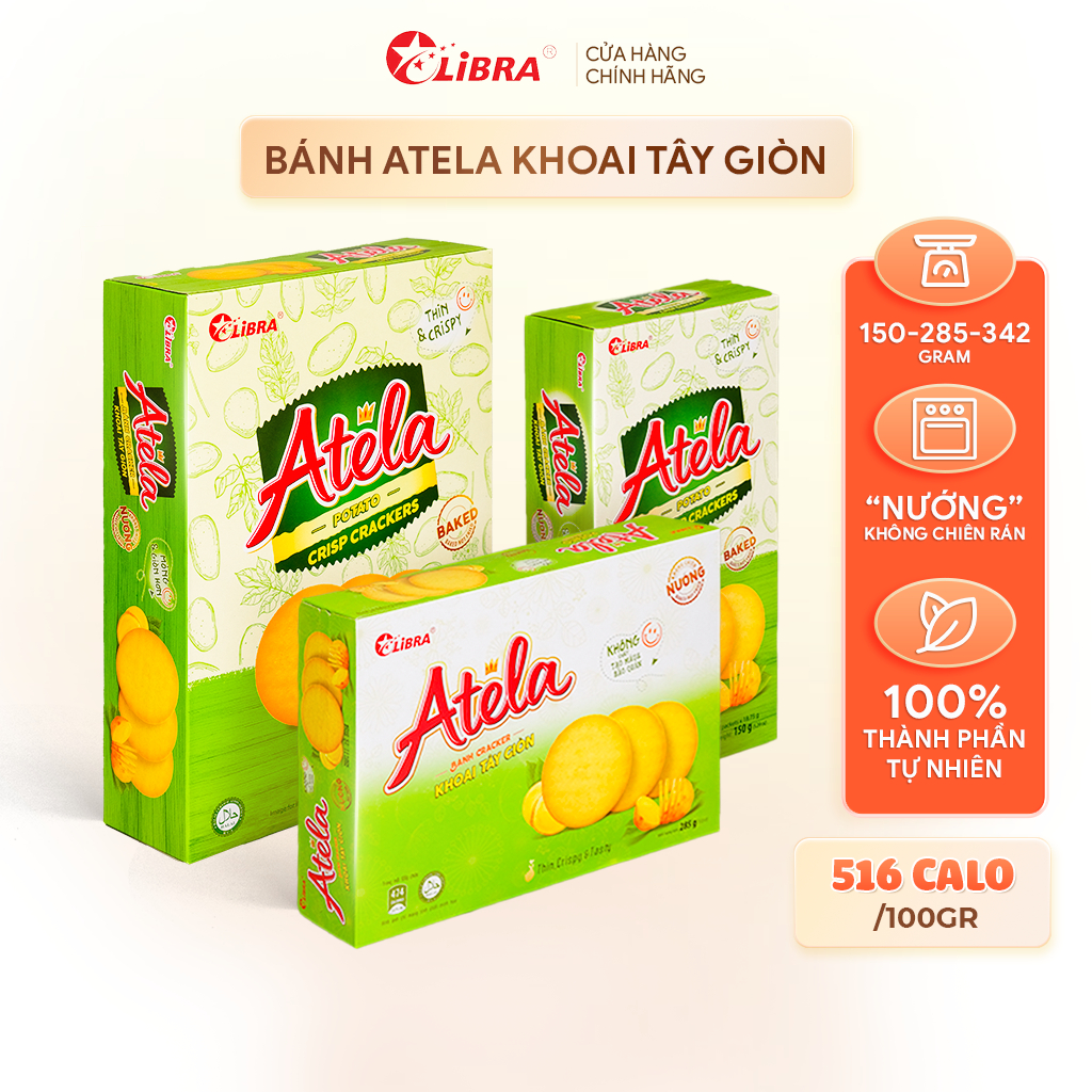 Atela Crispy Potato Cracker - Healthy nutritious sweet and salty snacks ...
