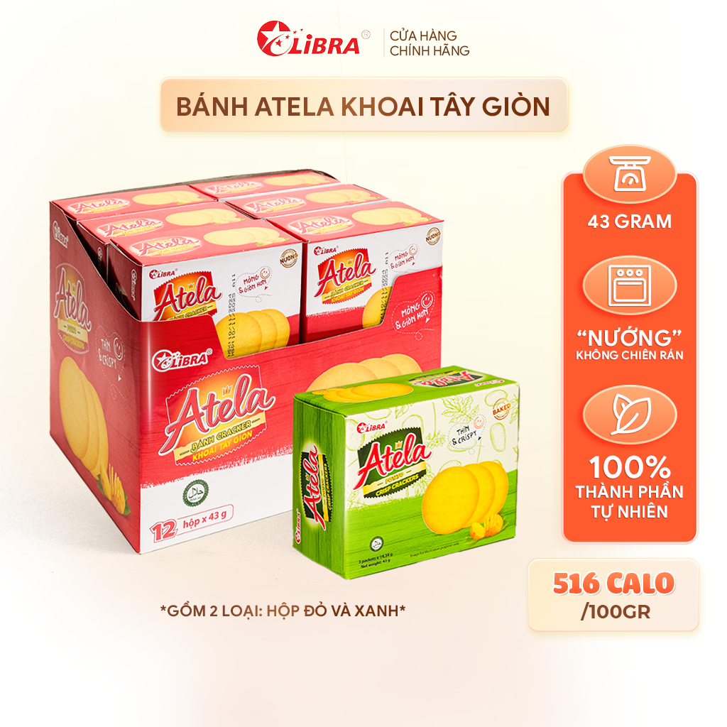 Atela Crispy Potato Cracker, Healthy Nutritious Crispy Sweet and Salty ...