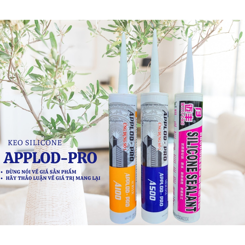 Applod Pro A500 silicone glue for glass doors, sinks, fish tanks ...