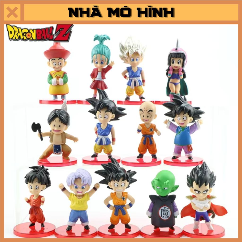 Dragon Ball 7 Dragon Ball Figure Son Goku Gohan Trunk Krillin Chichi ...