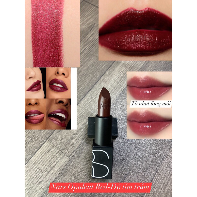 (Defective Packaging) Nars Lipstick in Personality Plum Red Full Size 3 ...